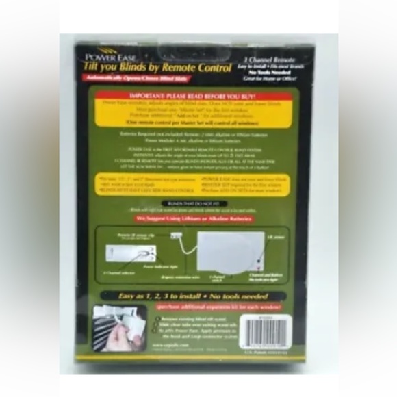 power ease | Other | Power Ease Openclose Blind Slats Master Set With ...